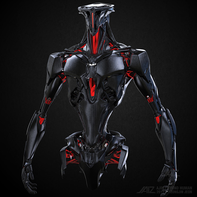 AJIN_beyond human，韩国3D艺术家 YeongJin Jeon 作品