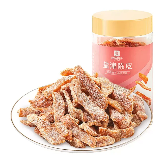 良品铺子盐津陈皮102g酸甜橘皮桔子皮罐装小零食干吃泡茶休闲食品-tmall.com天猫-花瓣网
