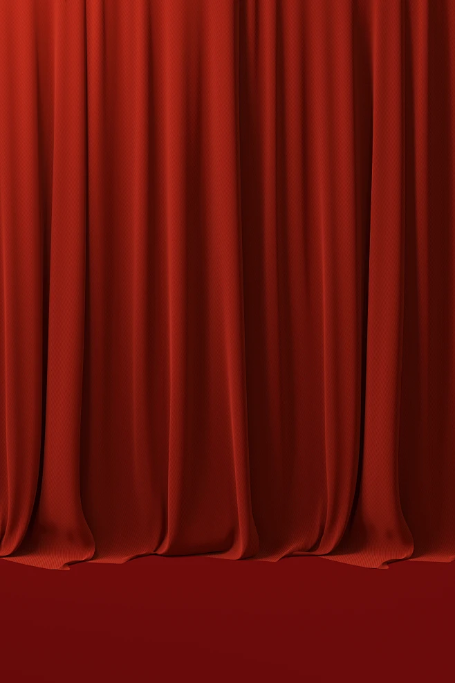 red-velvet-curtain-backdrop-3d-rendering-花瓣网