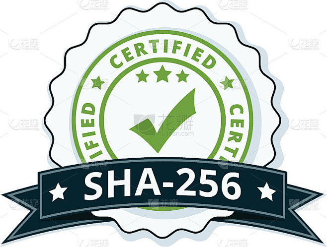 SHA-256认证标签插图