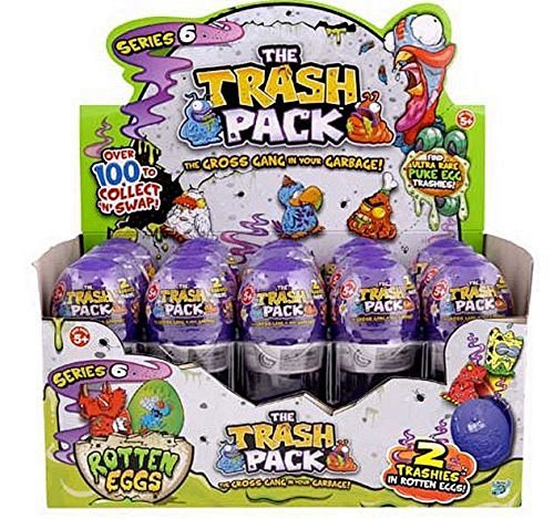 Amazon.com: Trash Pack Series 6 Rotten Eggs - Bundle of 2 Eggs (4 ...