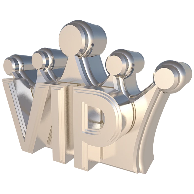 C4D素材VIP皇冠png-花瓣网