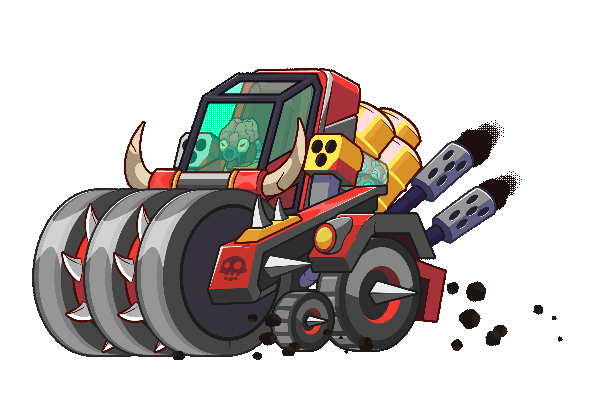 2D animation: Boss actions