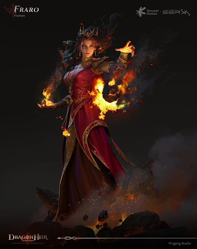 Concept Art for Dragonheir: Silent Gods-花瓣网