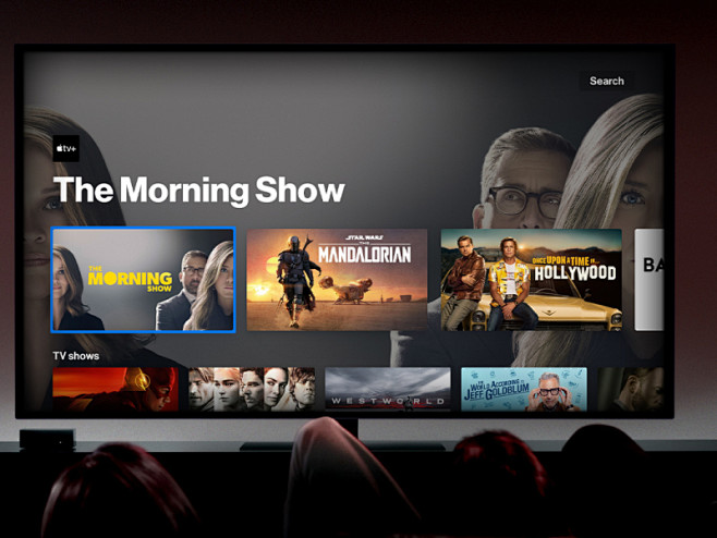 Smart TV movie menu