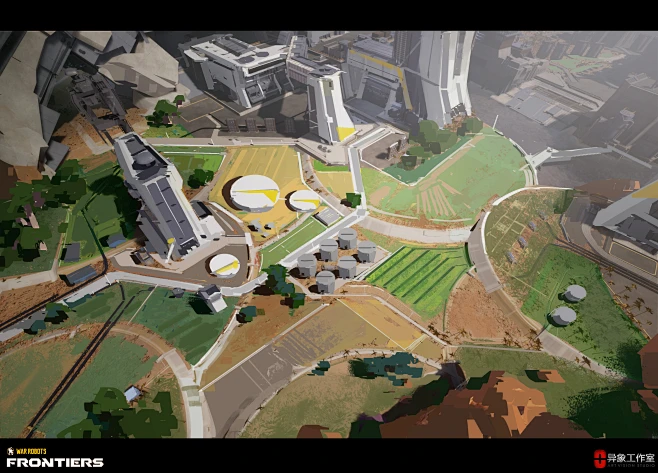 war robot frontiers layout concept2-花瓣网