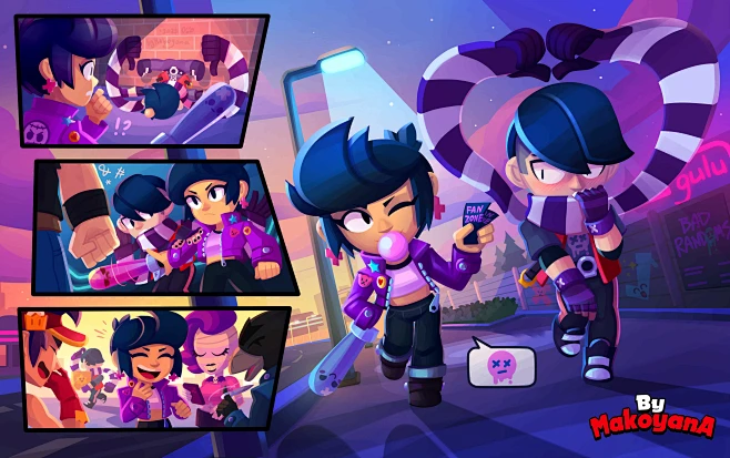 artwork brawl stars Digital Art digital illustration Game Art ...