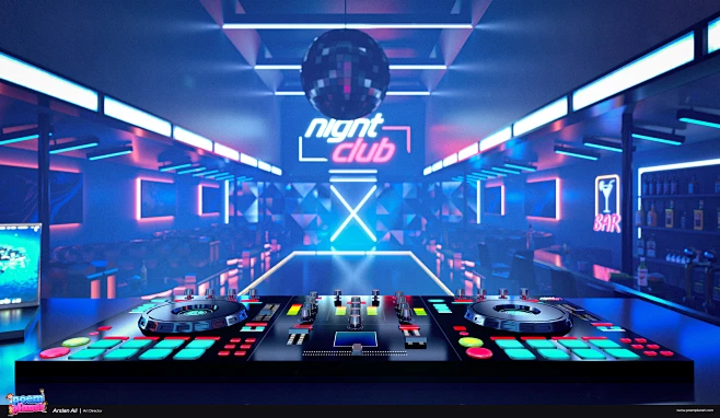 NEON NIGHT CLUB-花瓣网