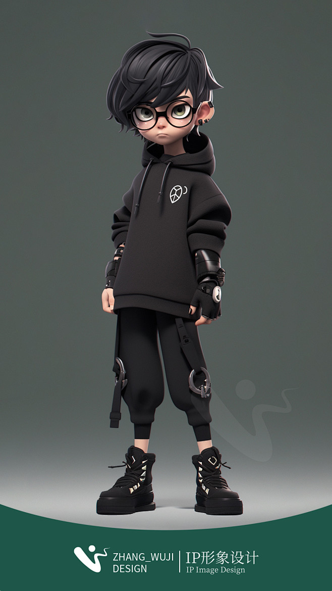 AIGC IP角色创意设计 盲盒 男生0