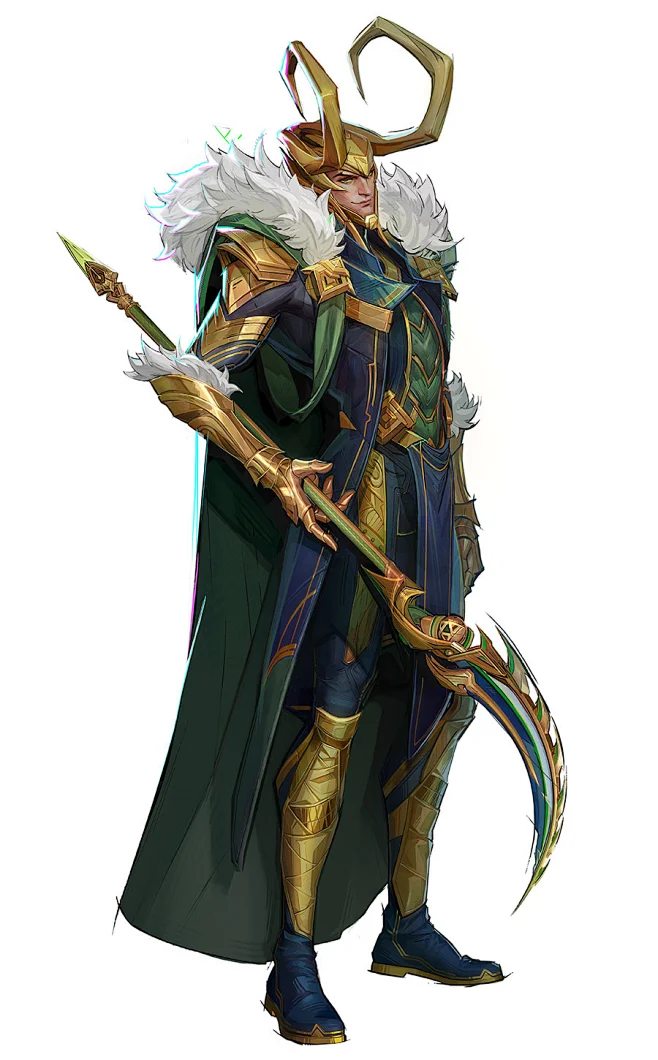 Loki Art from Marvel Rivals-花瓣网