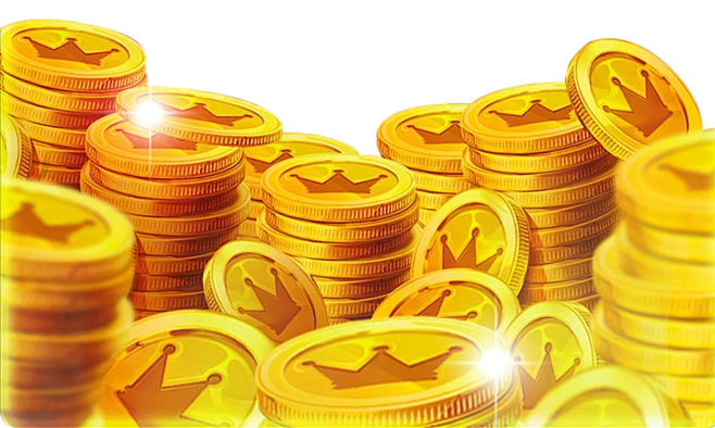 Gold coin pile vector game-花瓣网