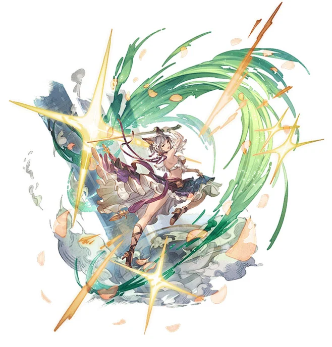Alliah, Battle Art from Granblue Fantasy-花瓣网