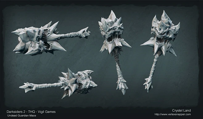 Undead Guardian Mace-花瓣网