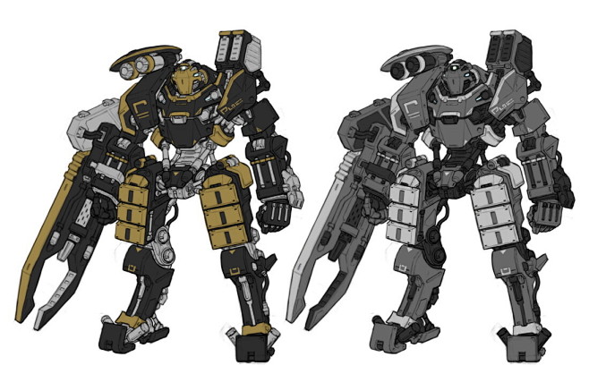 Striker-zero, Hyungwoo Kim : 2019 personal work - mechanic concept design