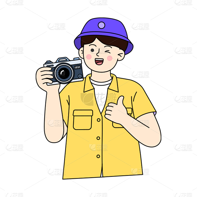 卡通感教育男生培训元素贴纸 0918