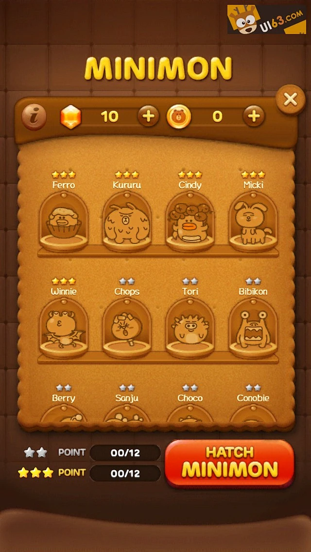 LINE游戏《line pop》UI界面设计图片_ready for game图片素材-花瓣网