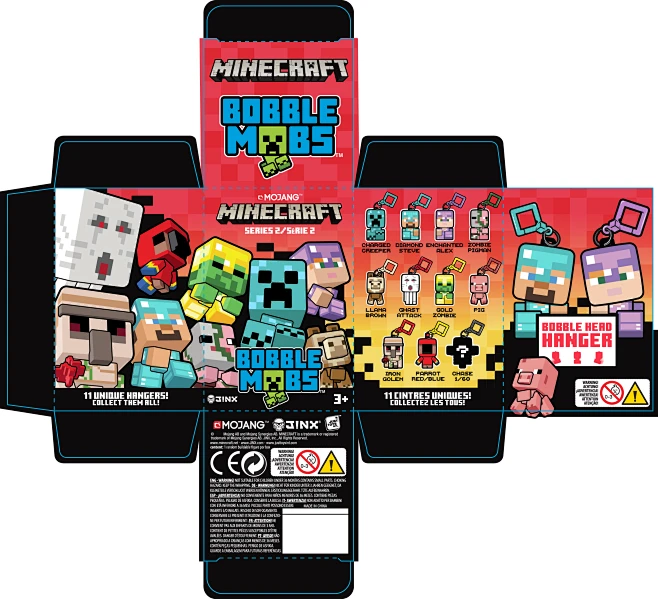 minecraft Packaging toy brand logo-花瓣网