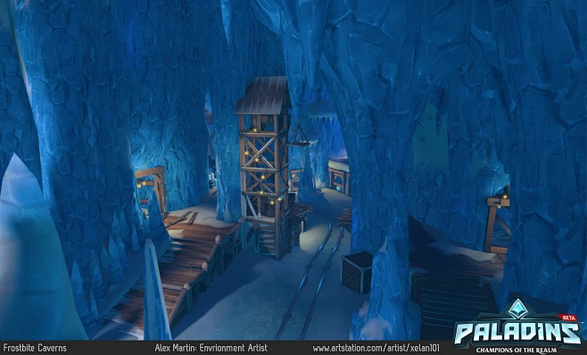 Paladins: Frostbite Caverns, Alex Martin : Push map for the First ...