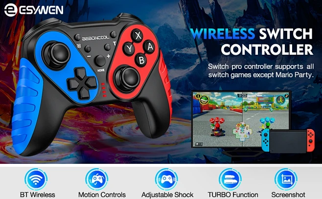 Amazon.com: Switch Controller for Nintendo Switch/Switch Lite, Switch Controller Remote Wireless ...