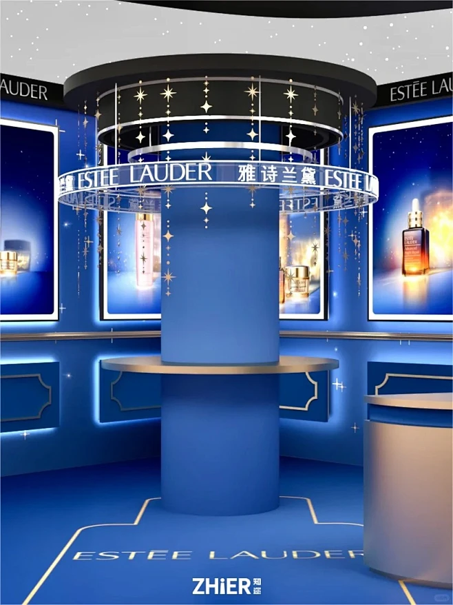 直播间设计 _雅诗兰黛漫天星河的光影之美_4_ZHiER知造局 直播设计_来自小红书网页版-花瓣网