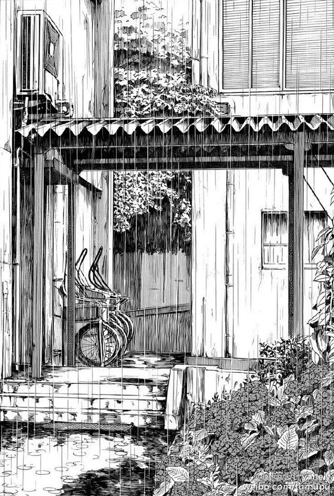 日本漫画家 Manabe Shohei（真鍋昌平）风景绘画作品-花瓣网