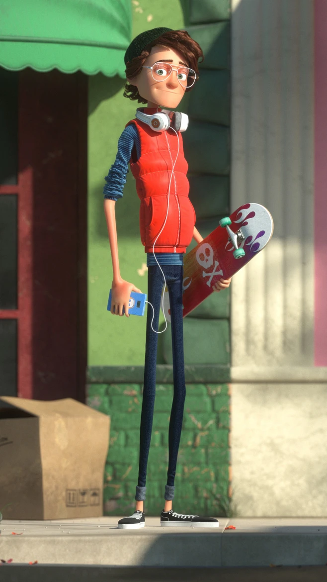 Skateboarder, Tiago Mesquita : Character I created to study look ...