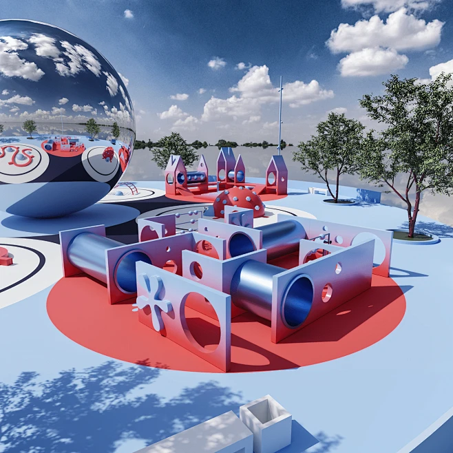 architecture CGI graphic design hyperpop trend visualization art ...