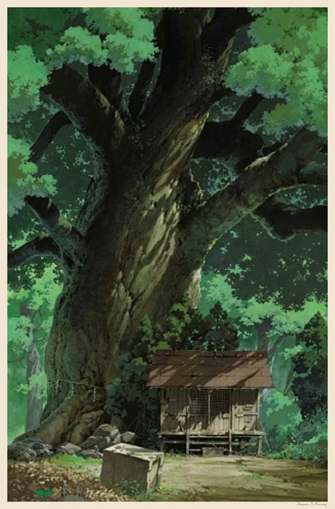 Kazuo Oga男鹿和雄，日本动画美术监督，背景美术大师，动漫场景，手绘水彩，原画作品集-花瓣网