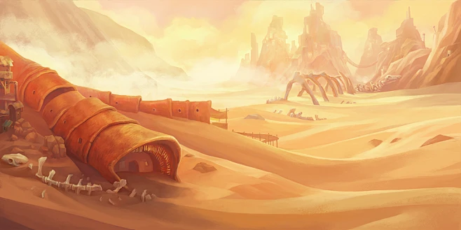 the art of mary shu : JUICE JAM map environment art I had the gracious ...