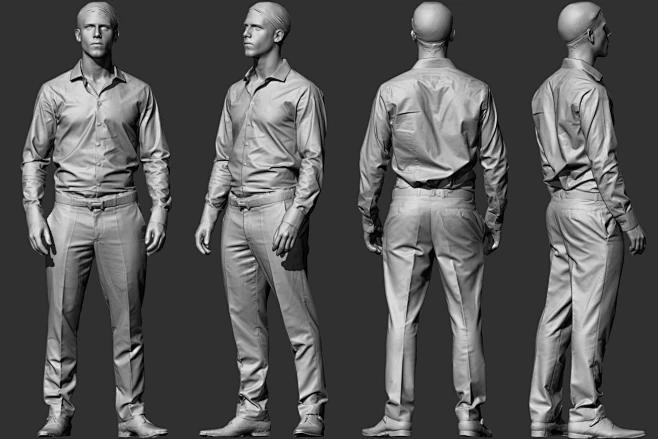 #CG游麟网##角色##雕刻##高模##ZBrush#-花瓣网