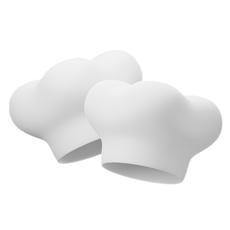 Chef Hat 3D Illustration