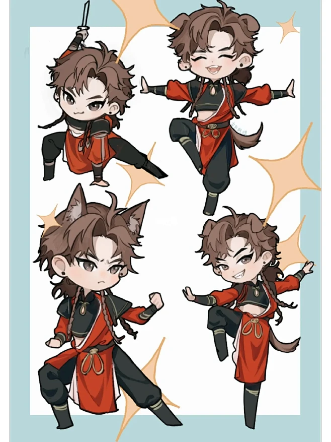 #代号鸢#插画#QQ人#孙策-花瓣网