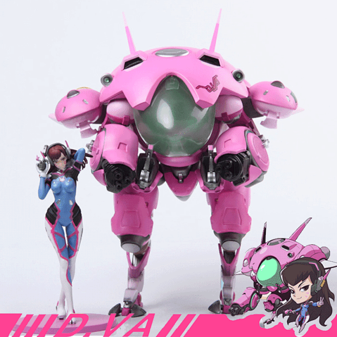 守望先锋 DVA机甲可动关节 模型 手办 PVC 宋哈娜 原创 D.VA-淘宝网-花瓣网
