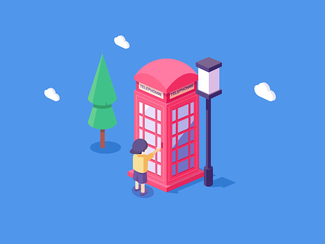 2.5D 插画（附PSD）