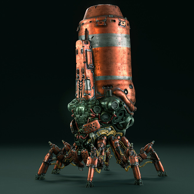 Tomi Väisänen：由Chocolatesoop工作室在Instagram上发起的“机器人大游行（March of Robots ...