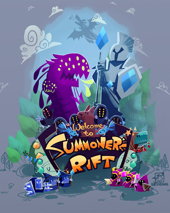 Summoner's Rift by inkinesss