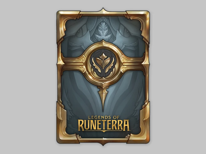 Legends of Runeterra - Card back design -花瓣网