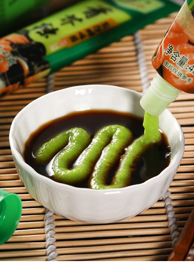 绿色飞扬芥末酱辣根酱青芥辣43g*3小包装芥末膏鱼生寿司刺身调味-tmall.com天猫-花瓣网