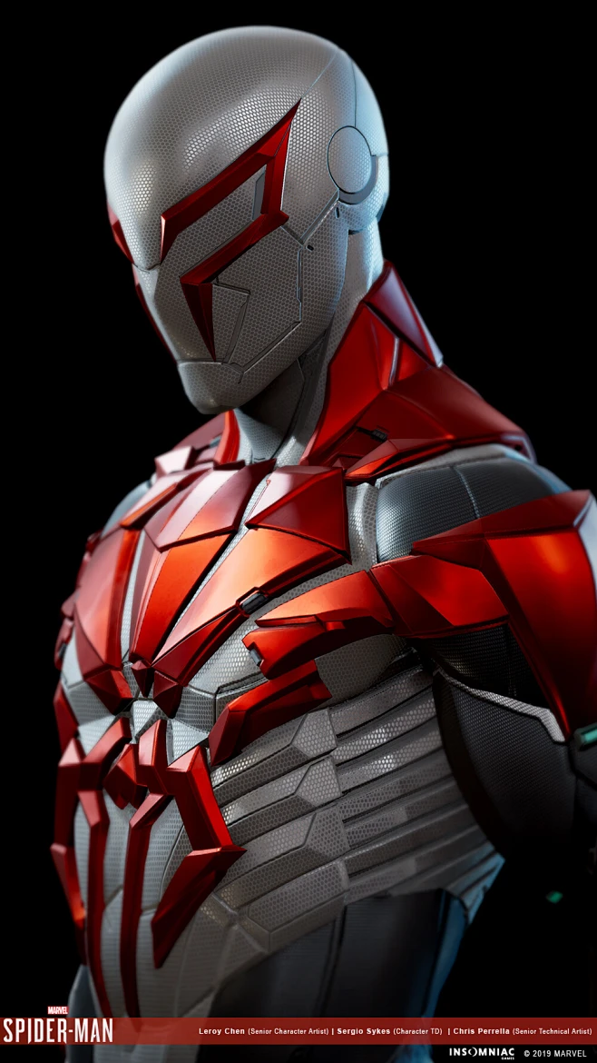 Marvel's Spider-man 2099 white, Leroy Chen : Spider-man 2099 White suit ...