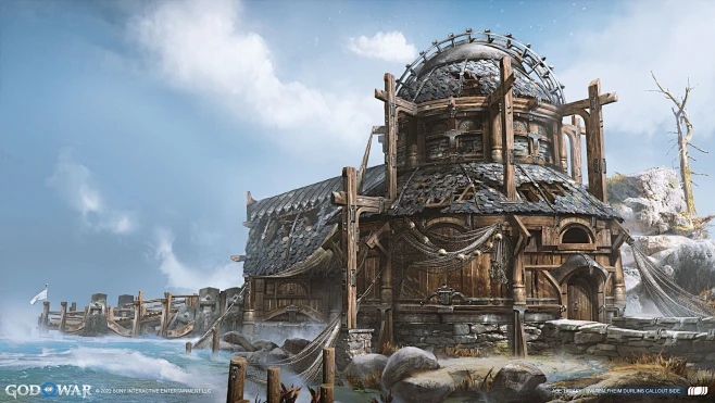 {游戏系列}美国God of War:战神（UI,角色，场景）-花瓣网