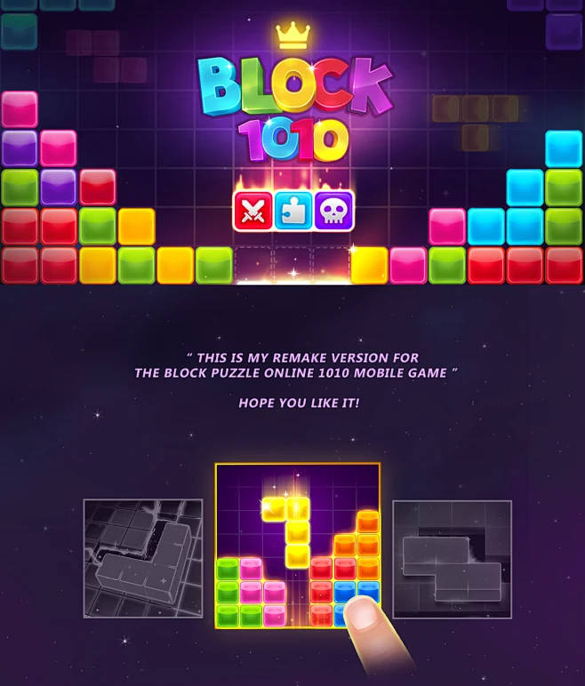 Block 1010 mobile game-花瓣网