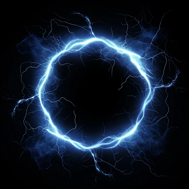 yichao777_Round_lightning_glowing_flashing_around_the_circle_f30e5bea ...