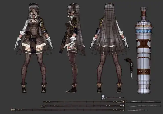 个人收集的一些不错的3D三视图_蒸气工业【百度网盘】-游戏低模-微元素Element3ds - 手机版 - Powered by Discuz!-花瓣网