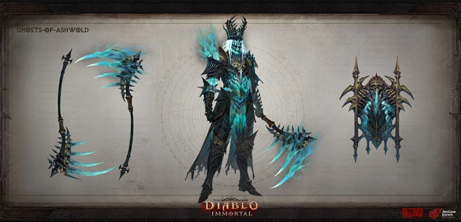 Diablo Immortal“Ghosts-of-Ashwold” Cosmetics-花瓣网