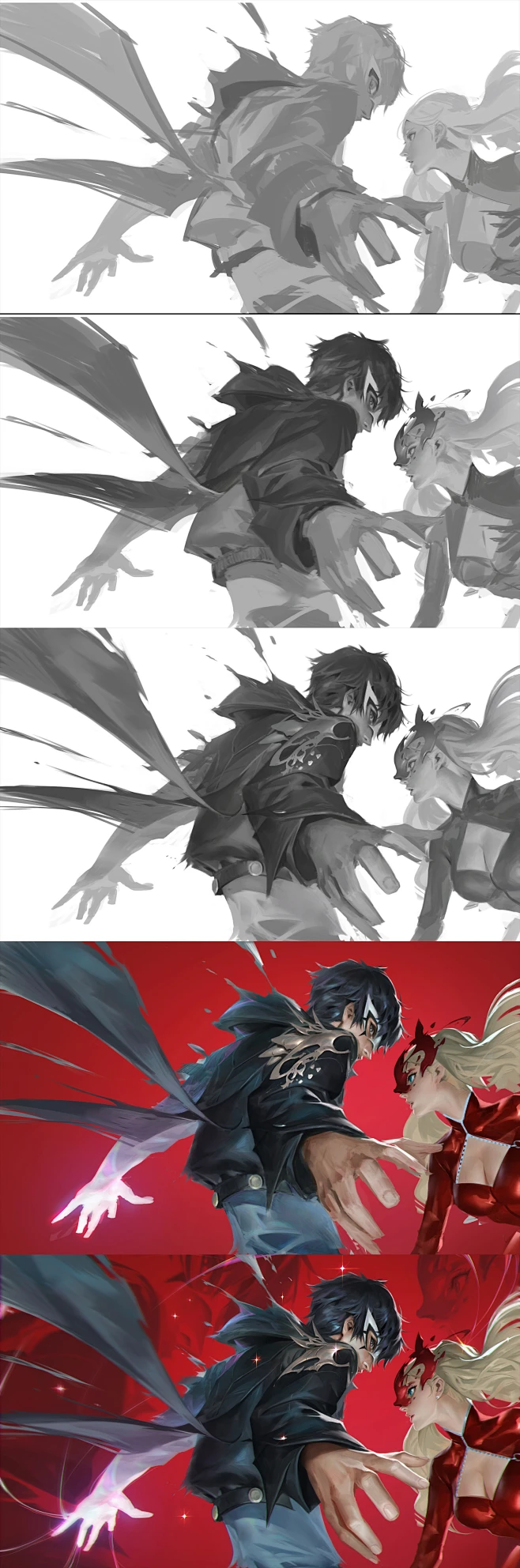 Persona 5 Fanart-花瓣网