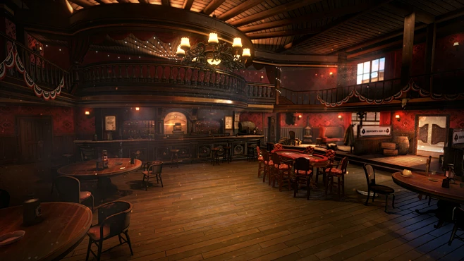 Showdown Saloon, Mathew Gervais : Poker Stars VR Showdown Saloon level ...