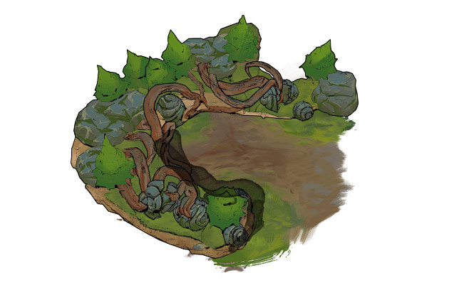 Moba map, Markus Lenz : Some designs for the moba of Dungeon Hunter ...