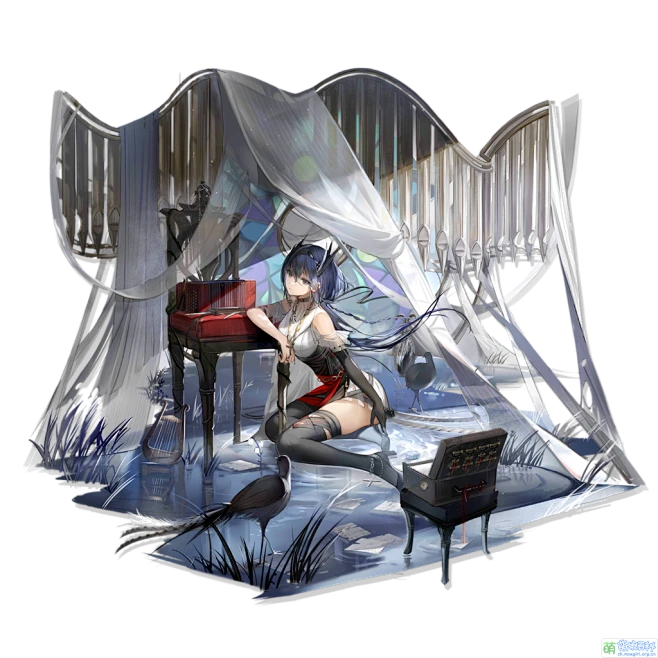 明日方舟立绘 晓歌 2.png-花瓣网