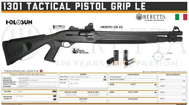 [轻武器科普] 伯莱塔1301战术霰弹枪简介