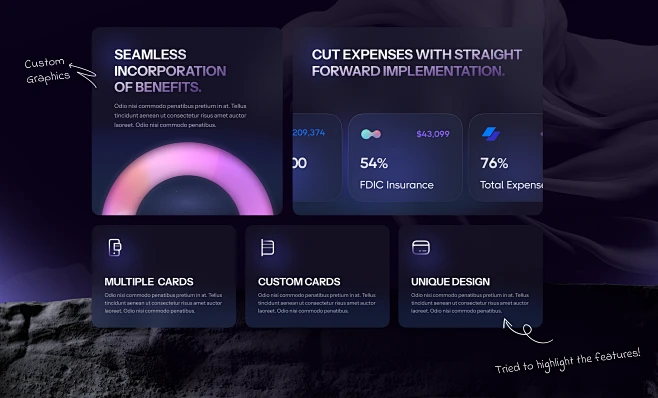 credit card SAAS saas landing page SaaS Website SaaS Product finance ...